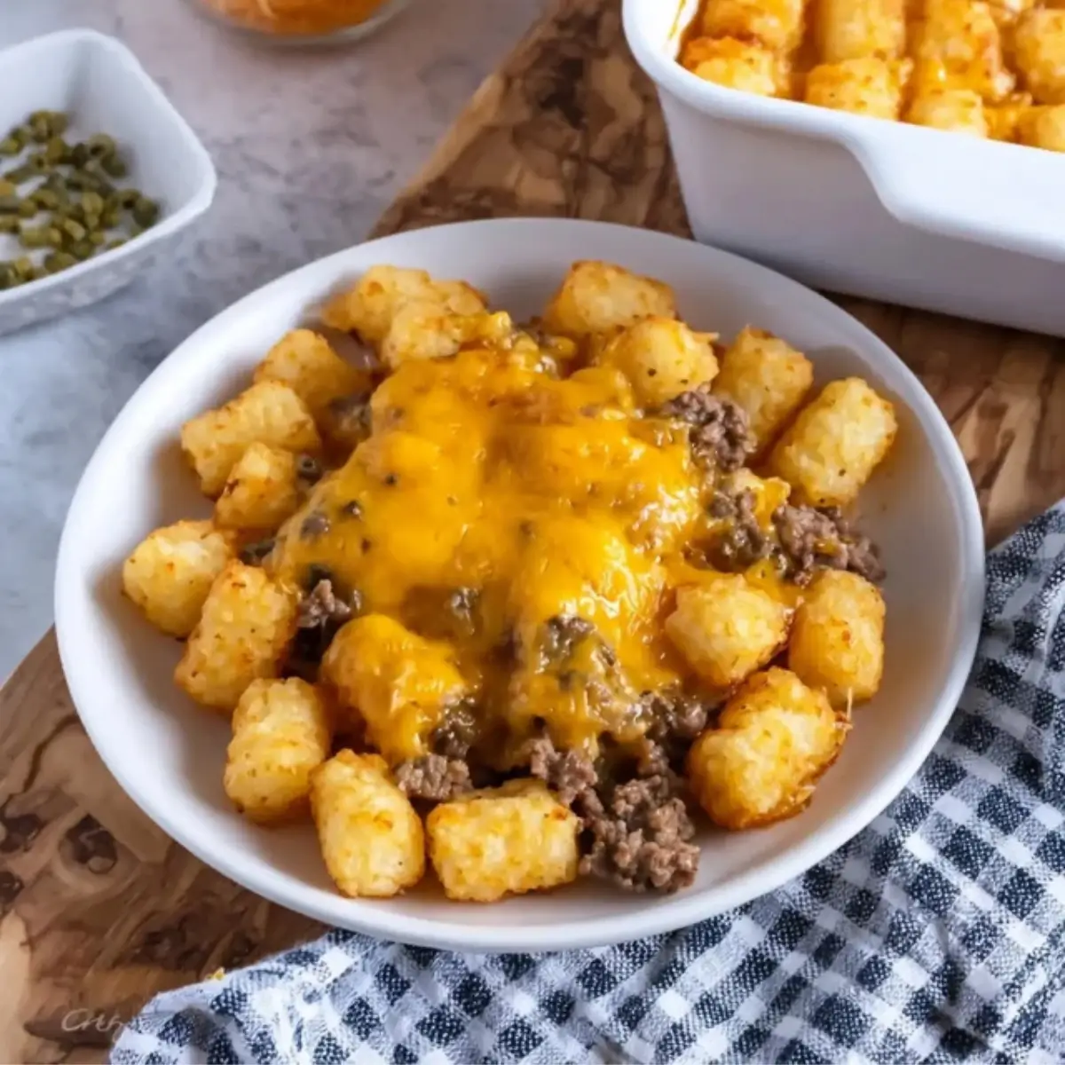 Cheesy Tater Tot Casserole Recipe - Recipes by Lucelle