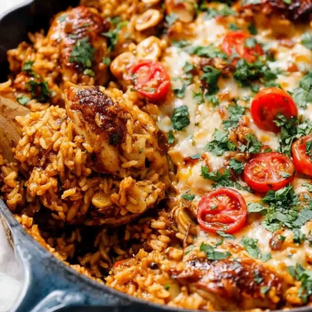 One-Pot BBQ Chicken and Rice Recipe - Recipes by Lucelle