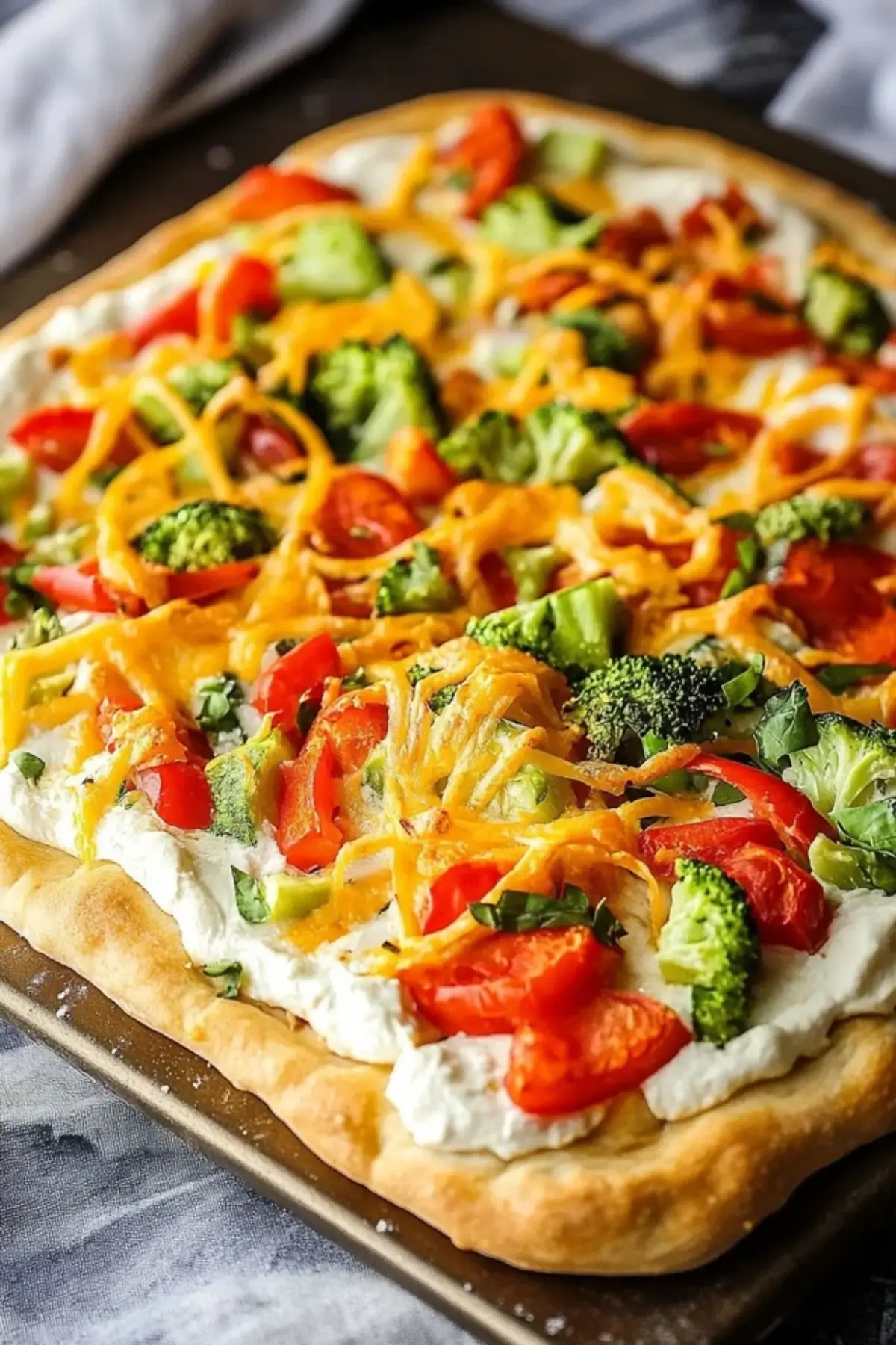 Vegetable Pizza - Recipes by Lucelle