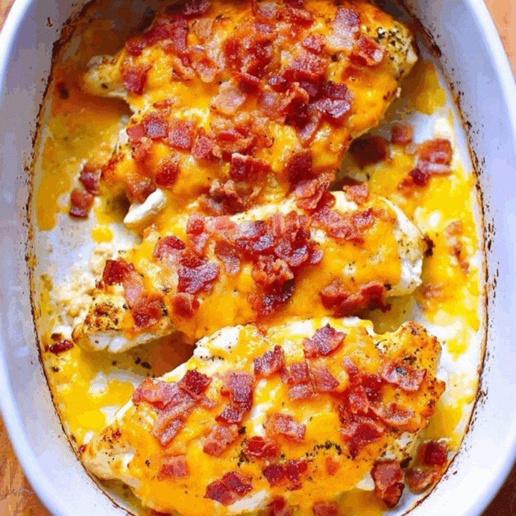 Bacon and Cream Cheese Cheddar Chicken Recipe - Recipes by Lucelle
