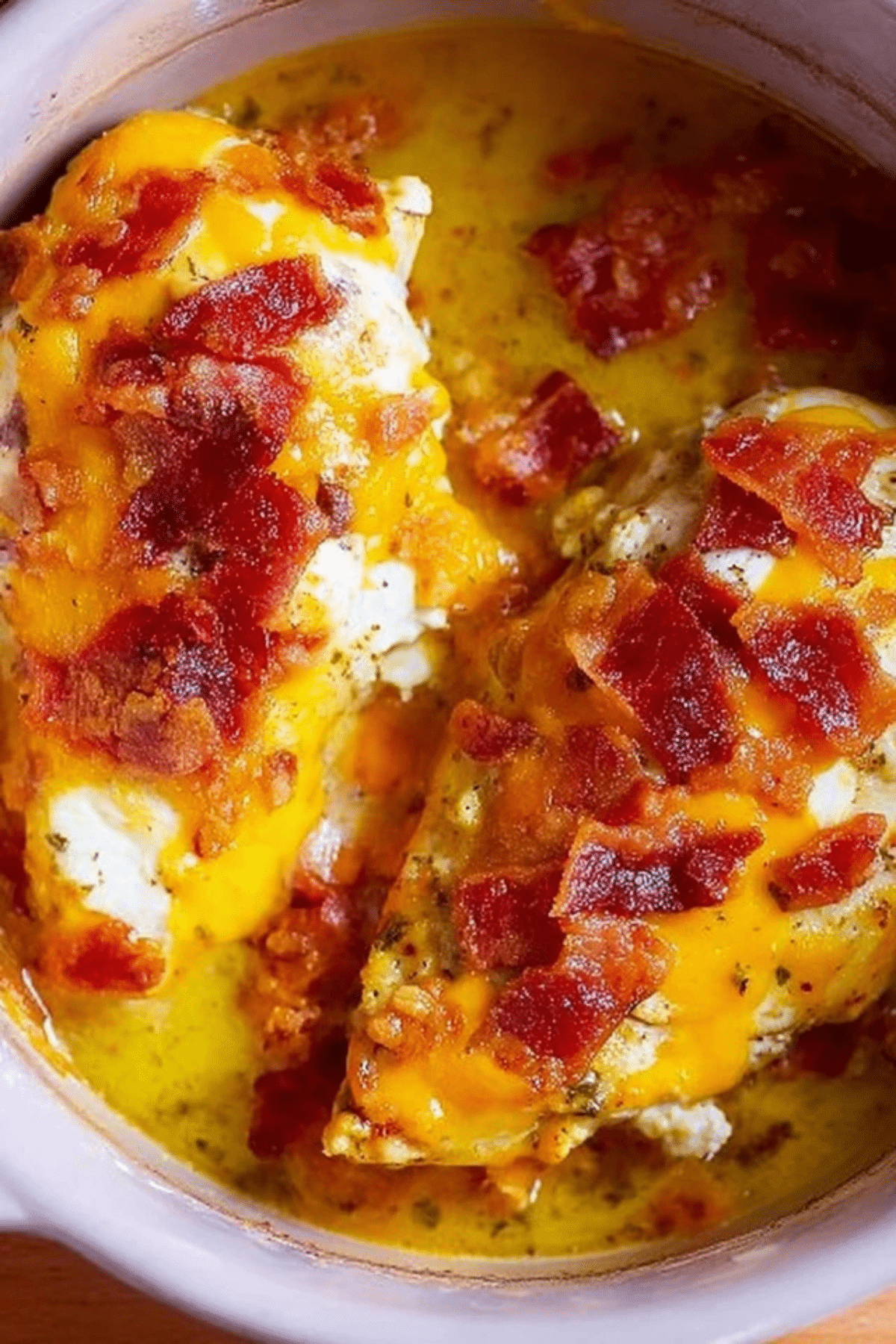 Bacon and Cream Cheese Cheddar Chicken Recipe - Recipes by Lucelle