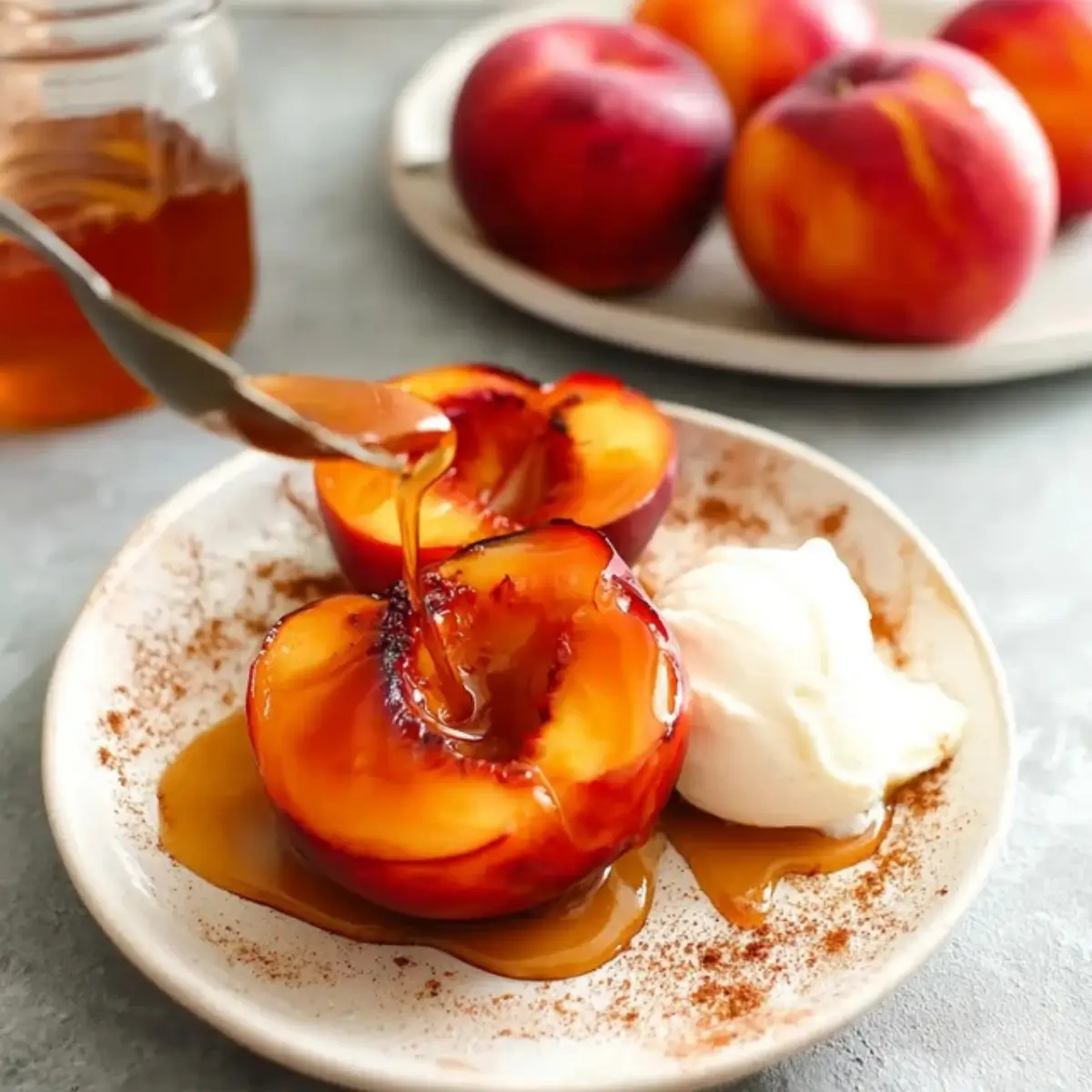 Baked Nectarines with Cinnamon Honey Sauce: A Sweet Summer Delight ...