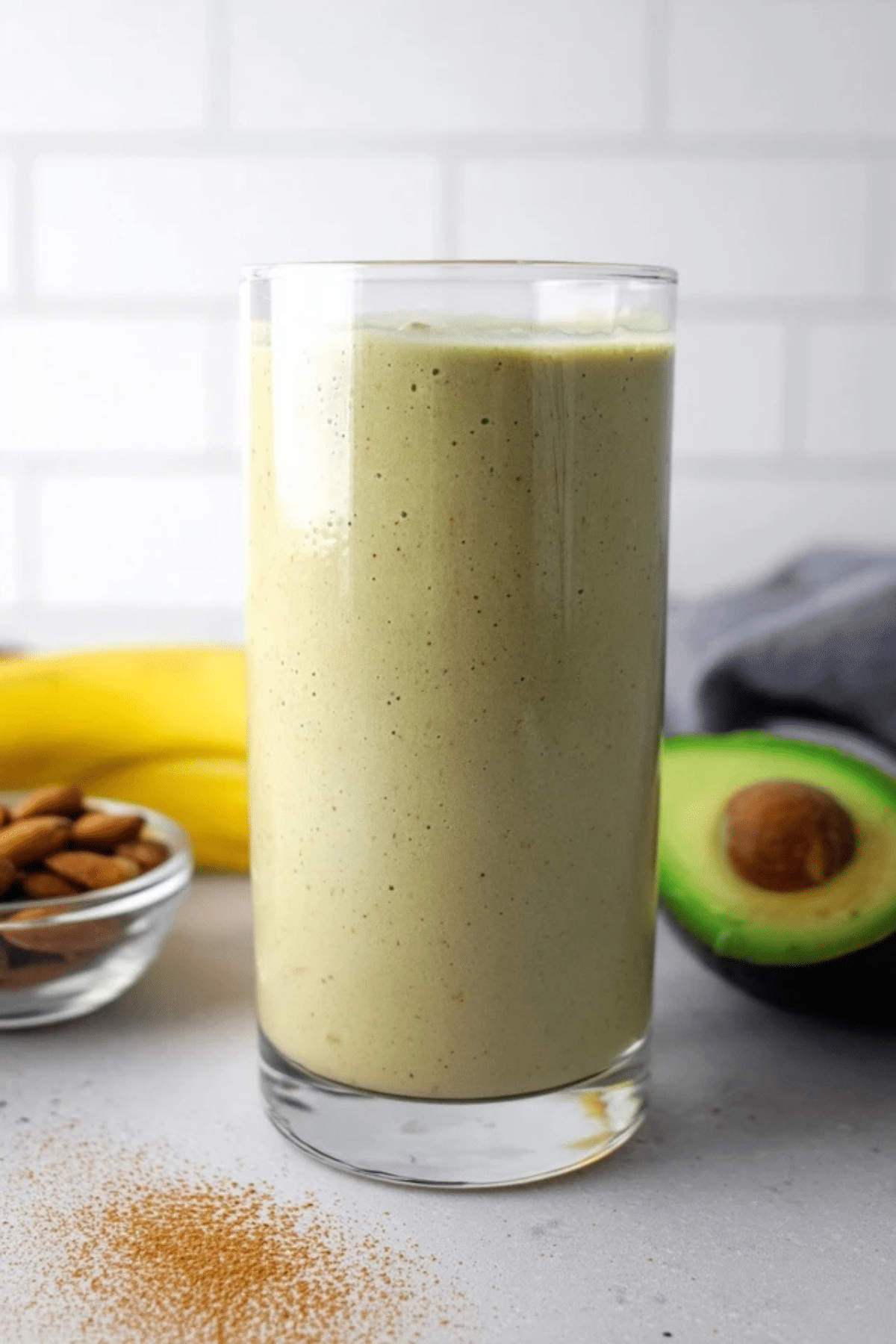 easy Banana Avocado Almond Milk Smoothie Recipe - Recipes by Lucelle