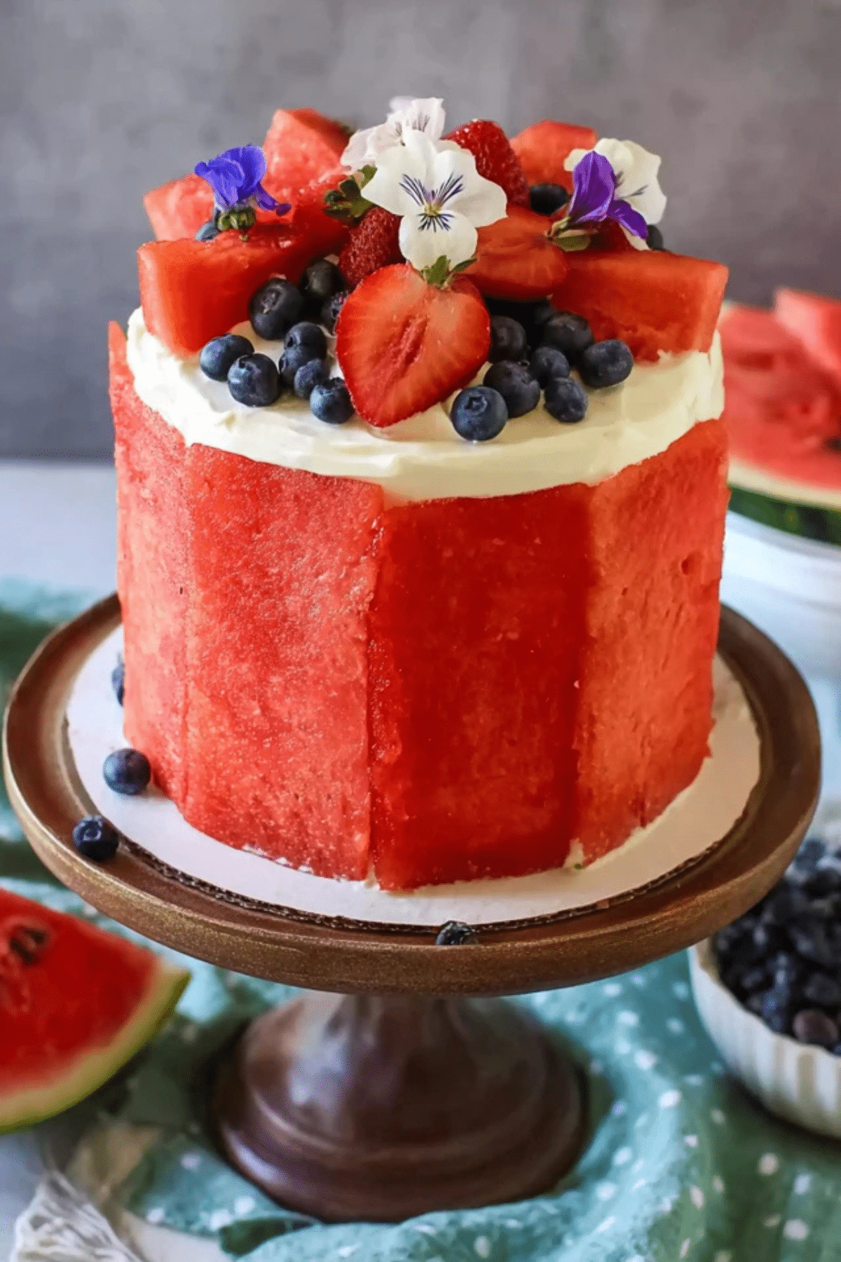 Fresh Watermelon Cake: A Light and Refreshing Summer Dessert - Recipes ...