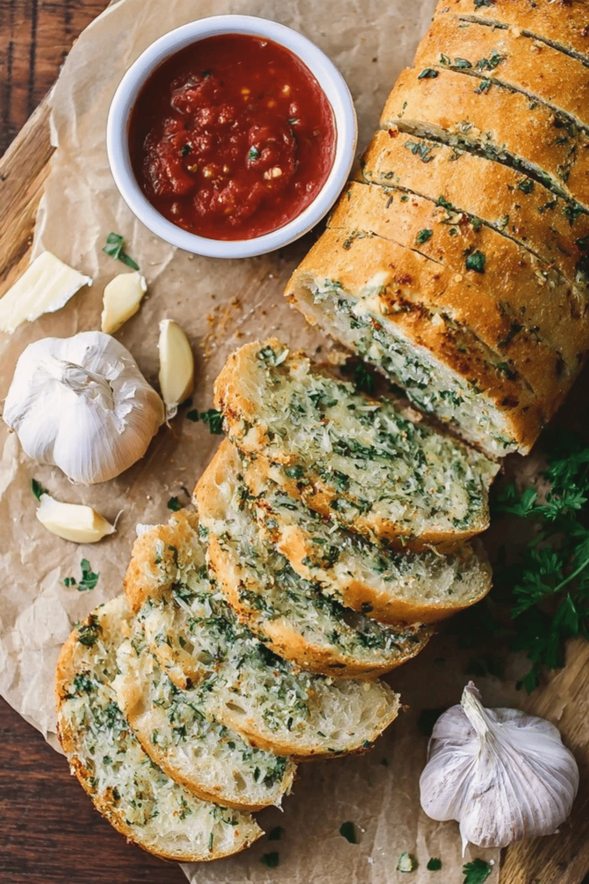 Easy Sourdough Garlic Bread - Recipes by Lucelle