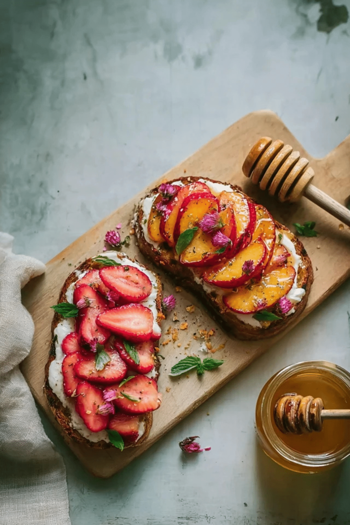 Strawberry Honey Breakfast Toasts: A Sweet and Healthy Start to Your ...