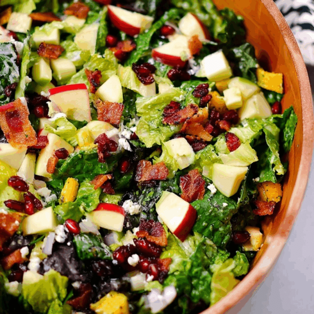 Autumn Chopped Salad - Recipes by Lucelle