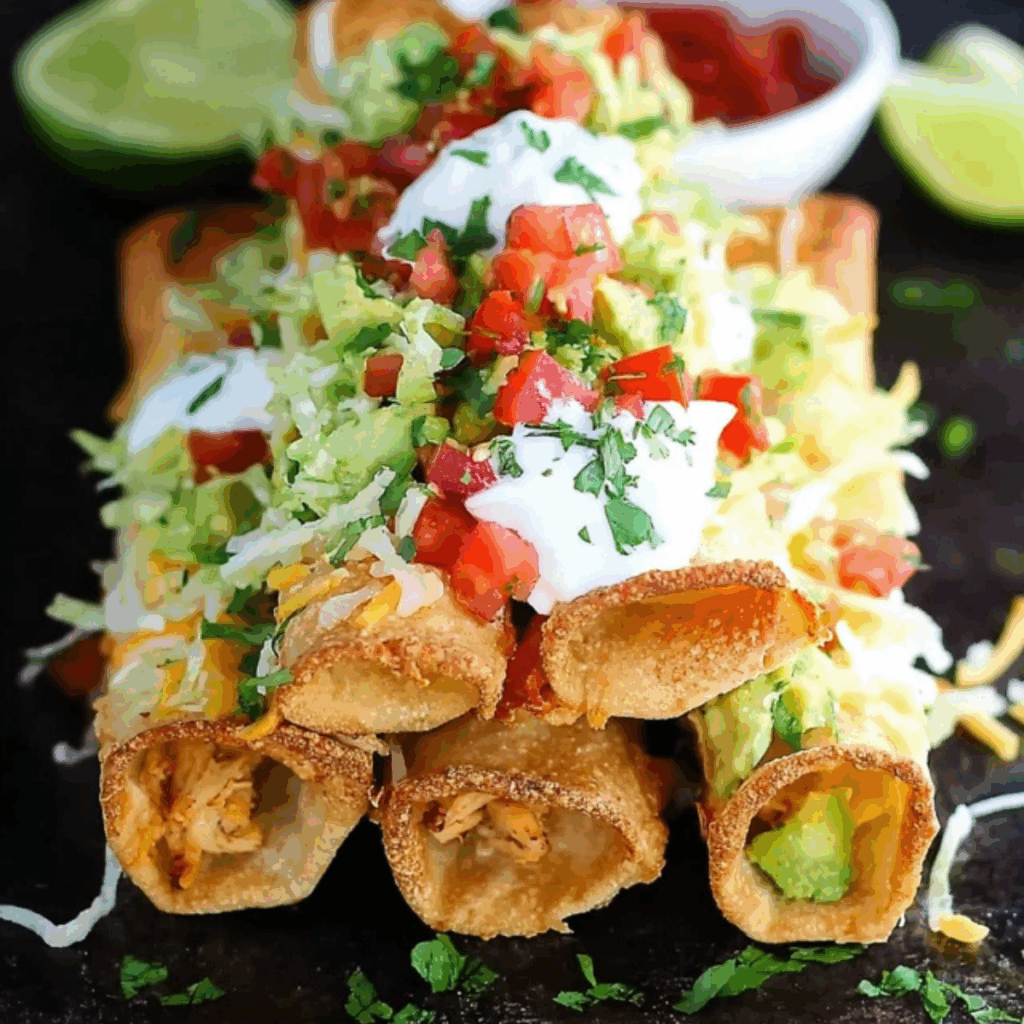 Baked Chicken Taquitos: A Quick and Delicious Recipe for Any Occasion ...