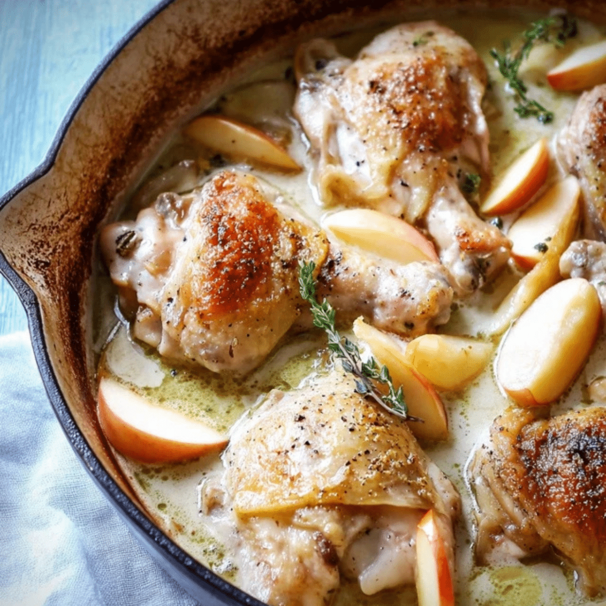 Baked Chicken with Apples: A Comforting Fall Recipe - Recipes by Lucelle