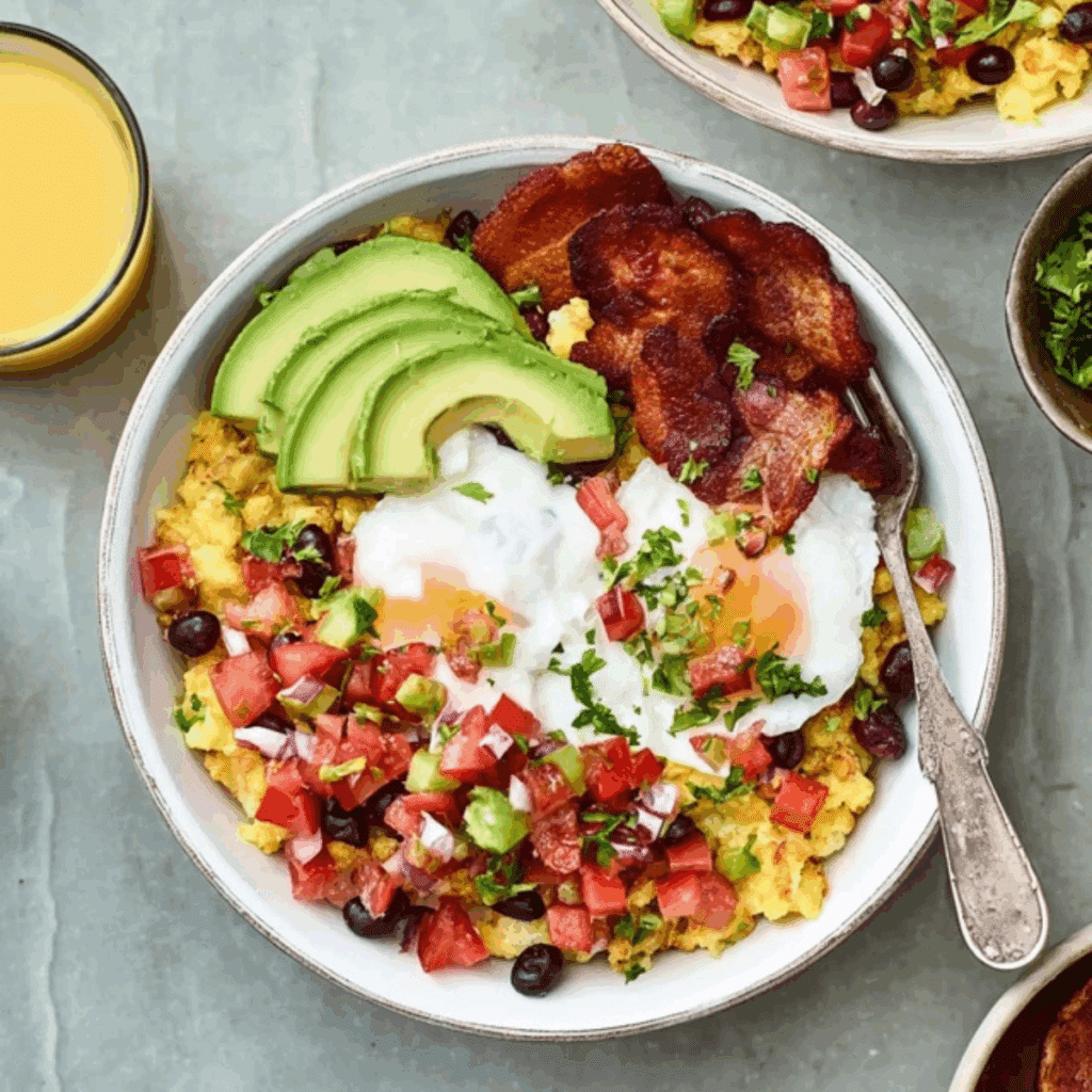 High Protein Breakfast Bowls: The easy Ultimate Energizing Morning Meal ...