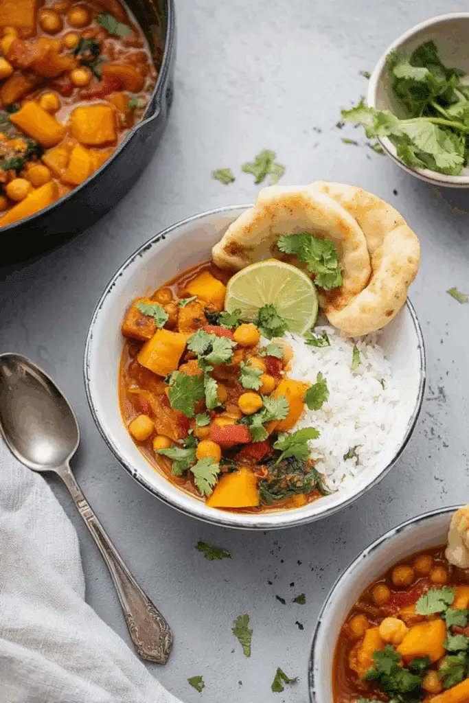 Moroccan Pumpkin & Chickpea Stew Recipe - Recipes by Lucelle