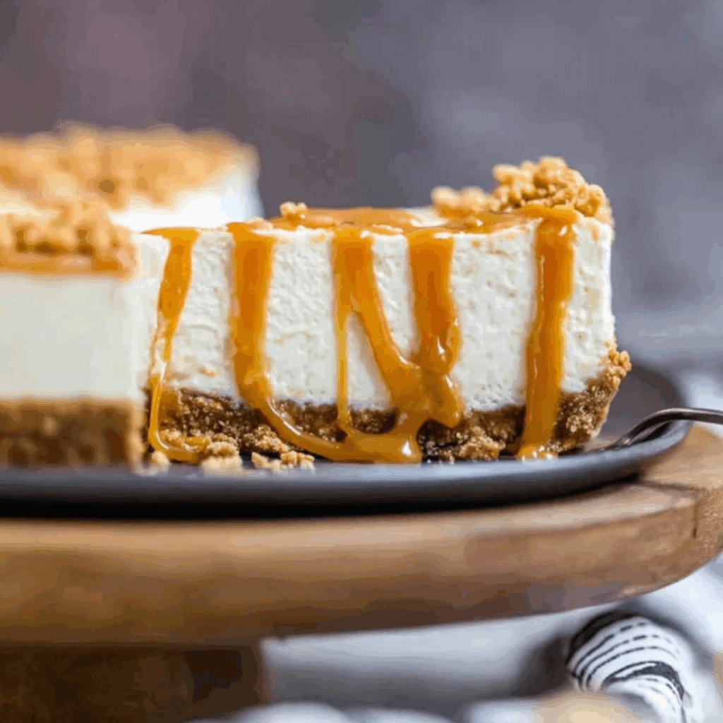 Salted Caramel No Bake Cheesecake: A Decadent Dessert Without the Oven - Recipes by Lucelle