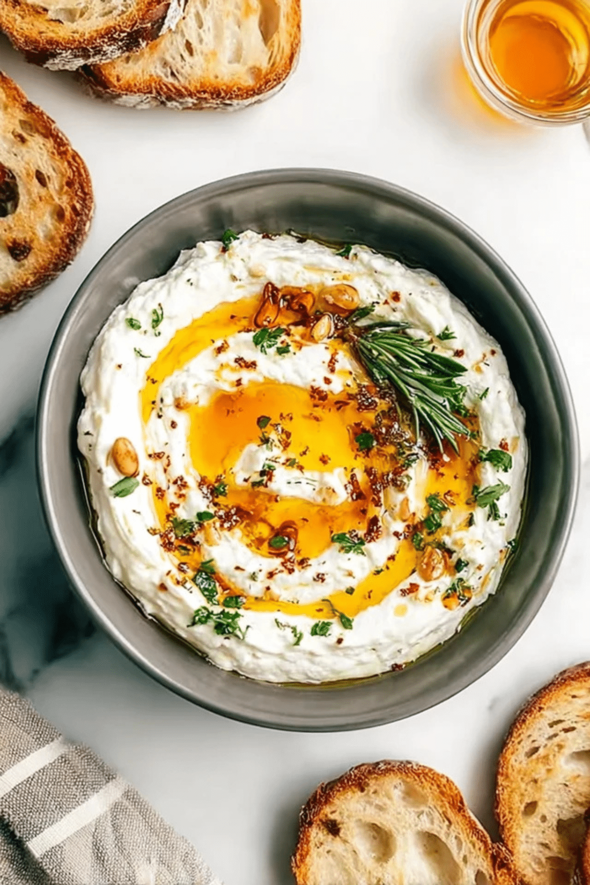 Spicy Ricotta Dip with Hot Honey great Recipe - Recipes by Lucelle