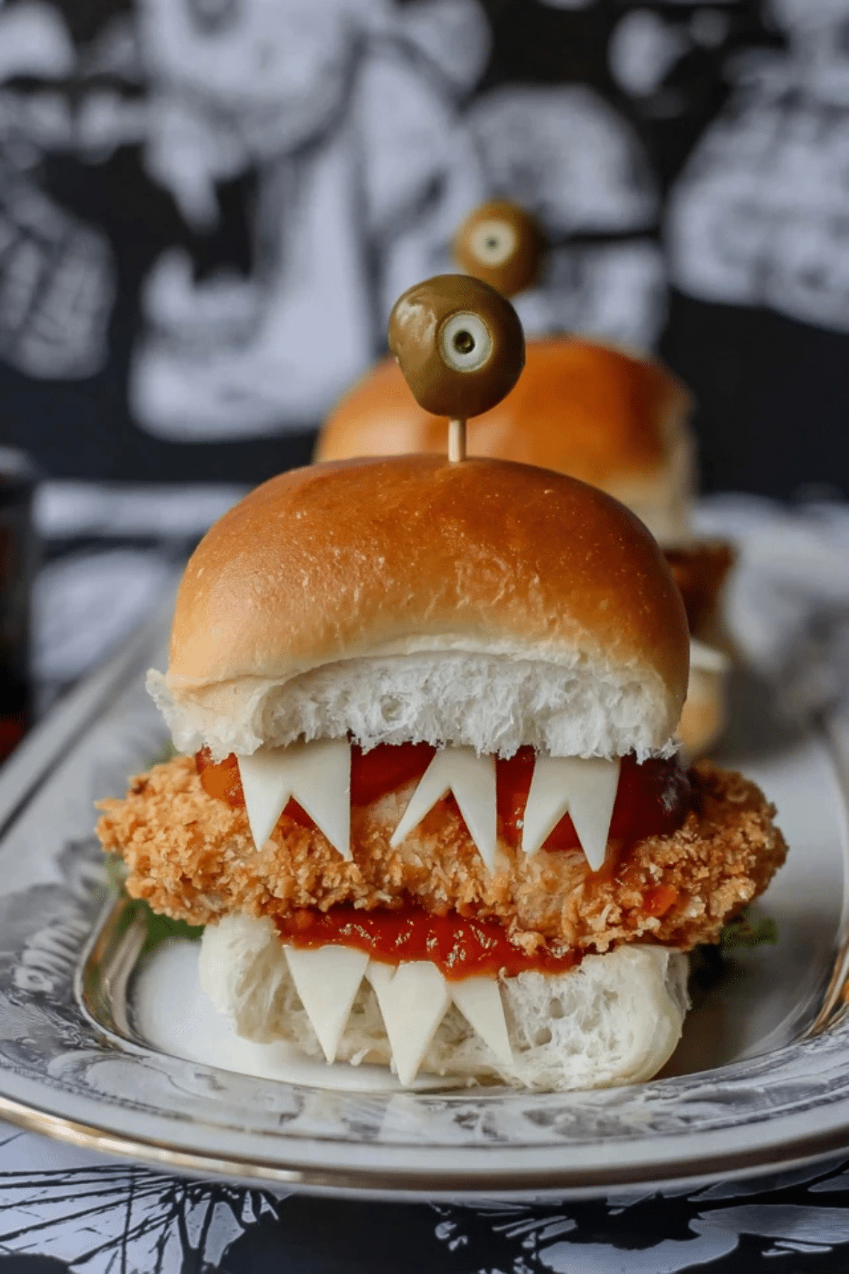 Halloween Chicken Parmesan Sliders: A Spooky Twist on a Classic ...