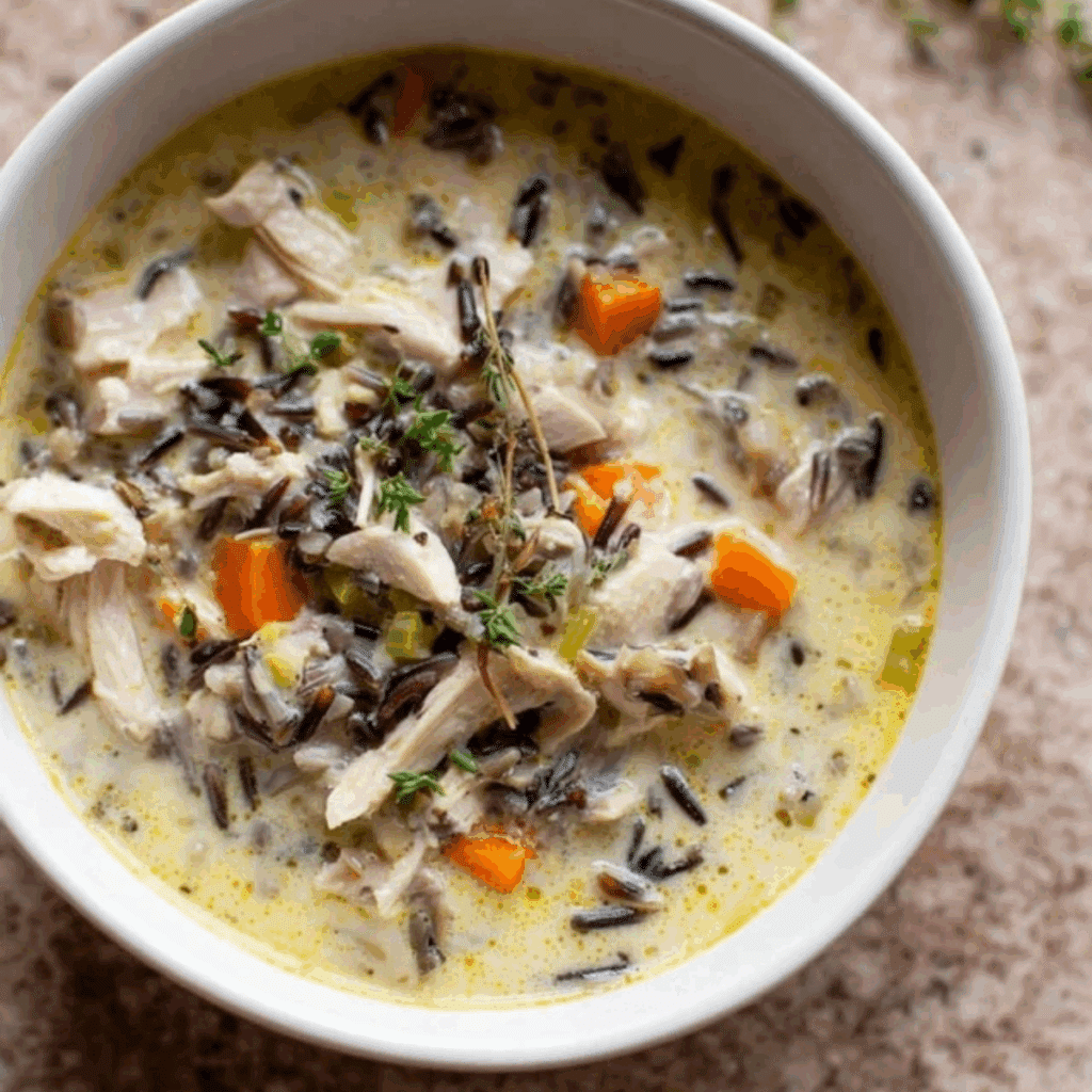 Leftover Turkey Wild Rice Soup - Recipes by Lucelle