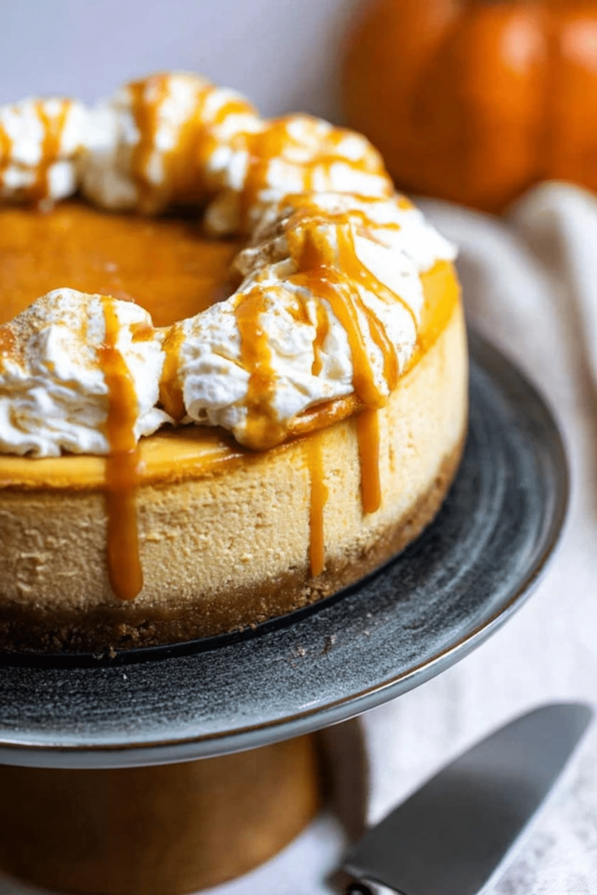 Pumpkin Caramel Cheesecake: The Ultimate Fall Dessert - Recipes by Lucelle