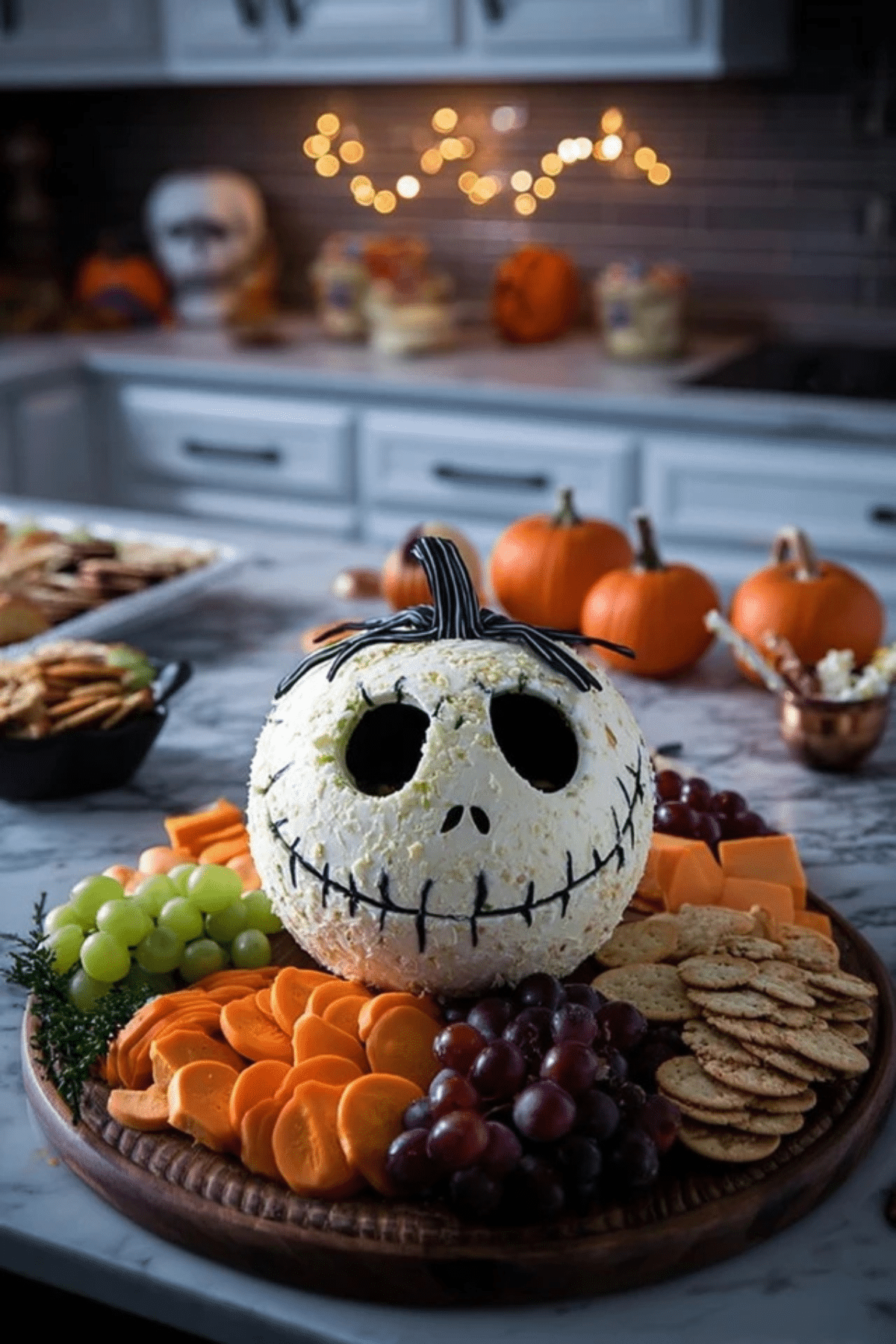Skellington Cheese Ball Appetizer: A Spooky and Delicious Halloween ...