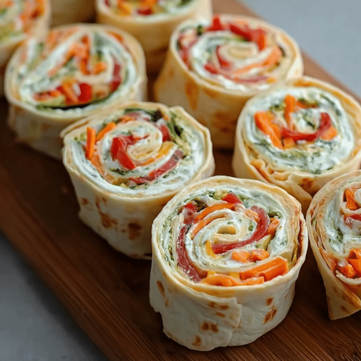 Vegetable Tortilla Roll Ups: A Fresh and Delicious Snack - Recipes by ...