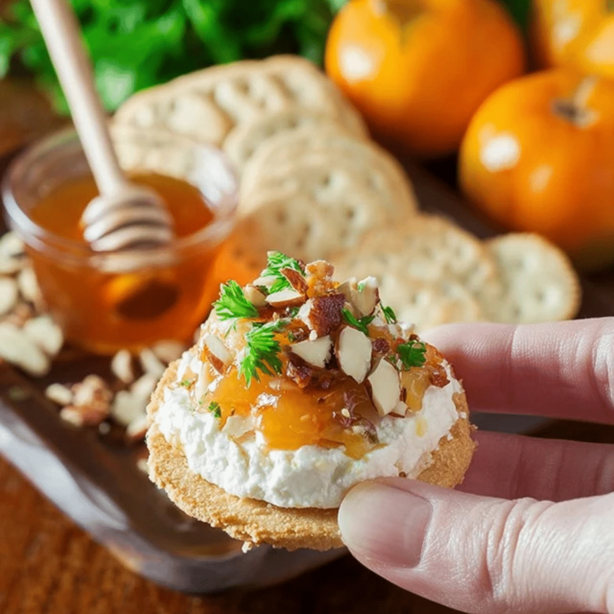 Honey Apricot and Almond Goat Cheese Spread: easy A Flavorful Appetizer ...