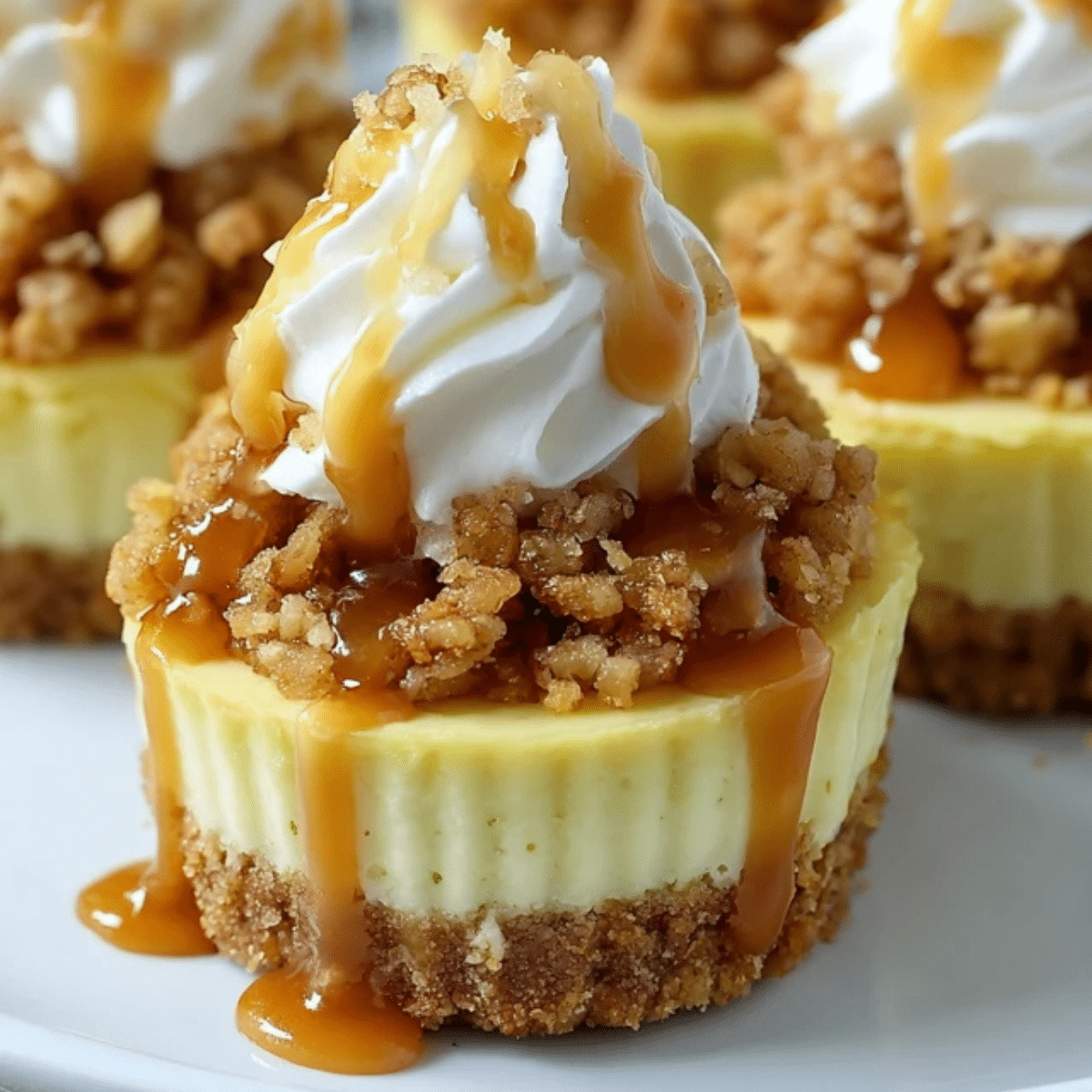 Apple Crisp Mini Cheesecakes: A Perfect Fall Dessert - Recipes by Lucelle