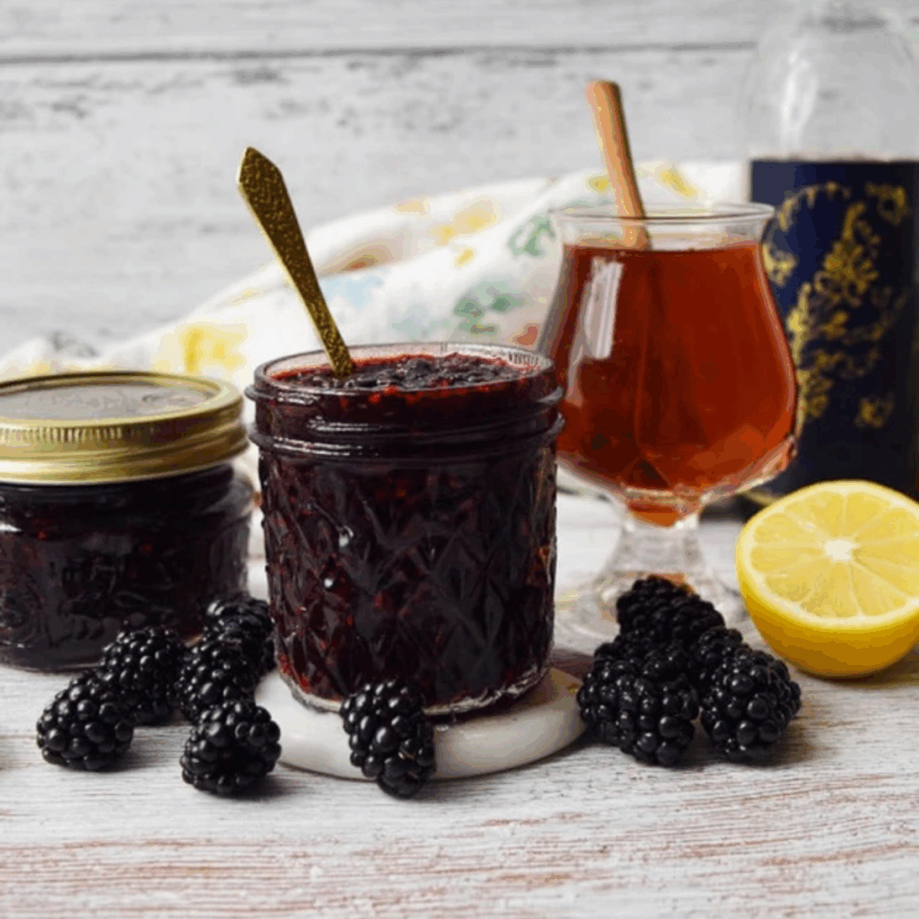 Blackberry Vanilla Bourbon Jam - Recipes by Lucelle