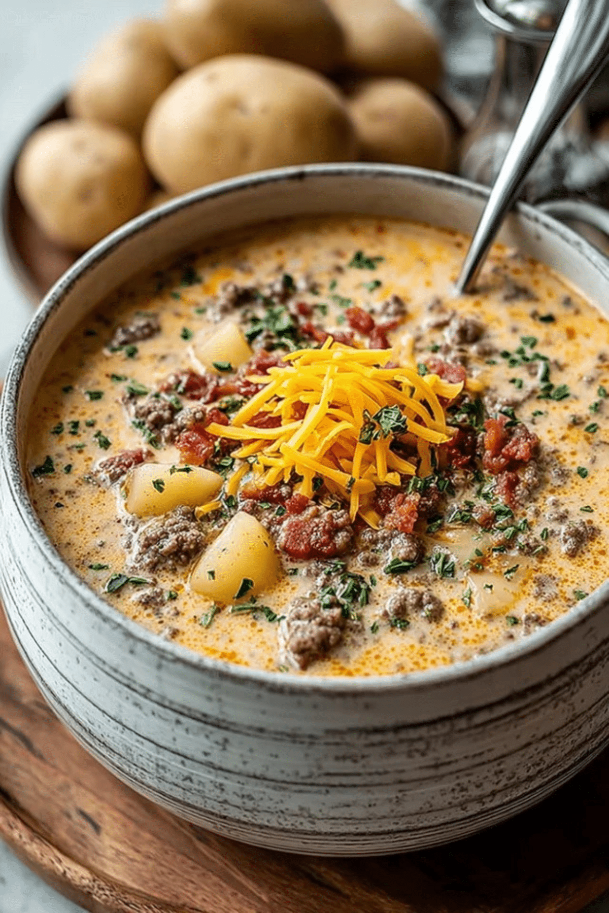 Easy Cheeseburger Soup: The Ultimate Comfort Food Recipe - Recipes by ...