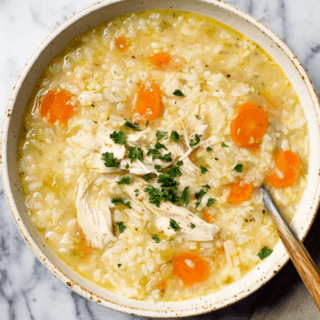 Easy Chicken and Rice Soup Recipe - Recipes by Lucelle