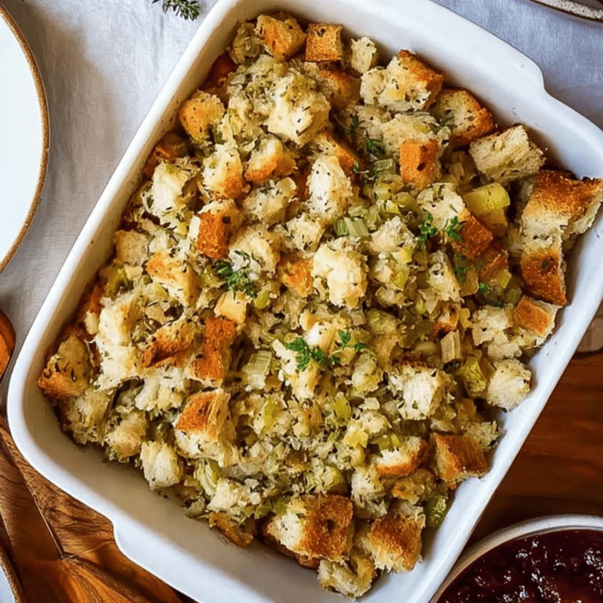 Classic Butter Herb Stuffing Recipe: A Simple and Flavorful Side Dish ...