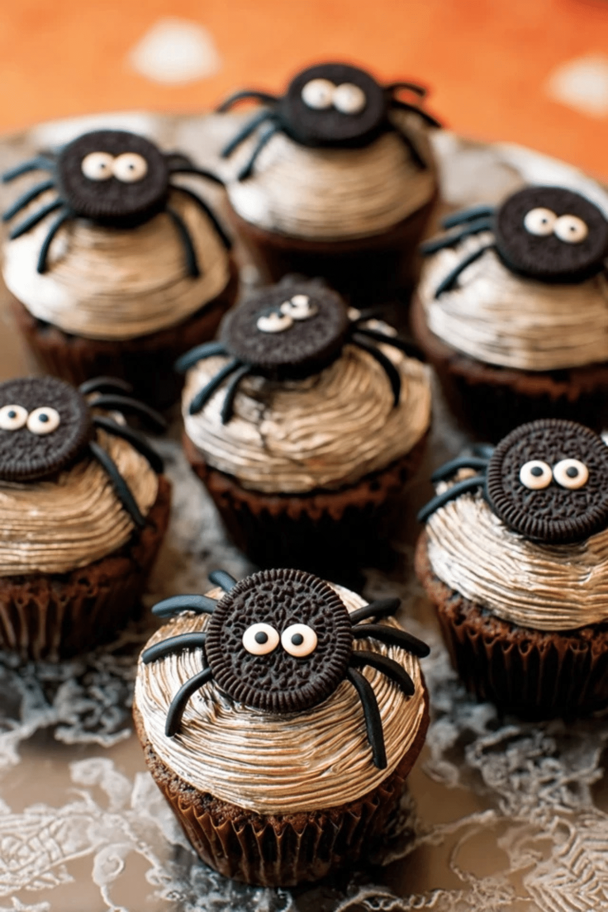 Cookies & Scream Spider Cupcakes: A Spooky Sweet Treat - Recipes by Lucelle