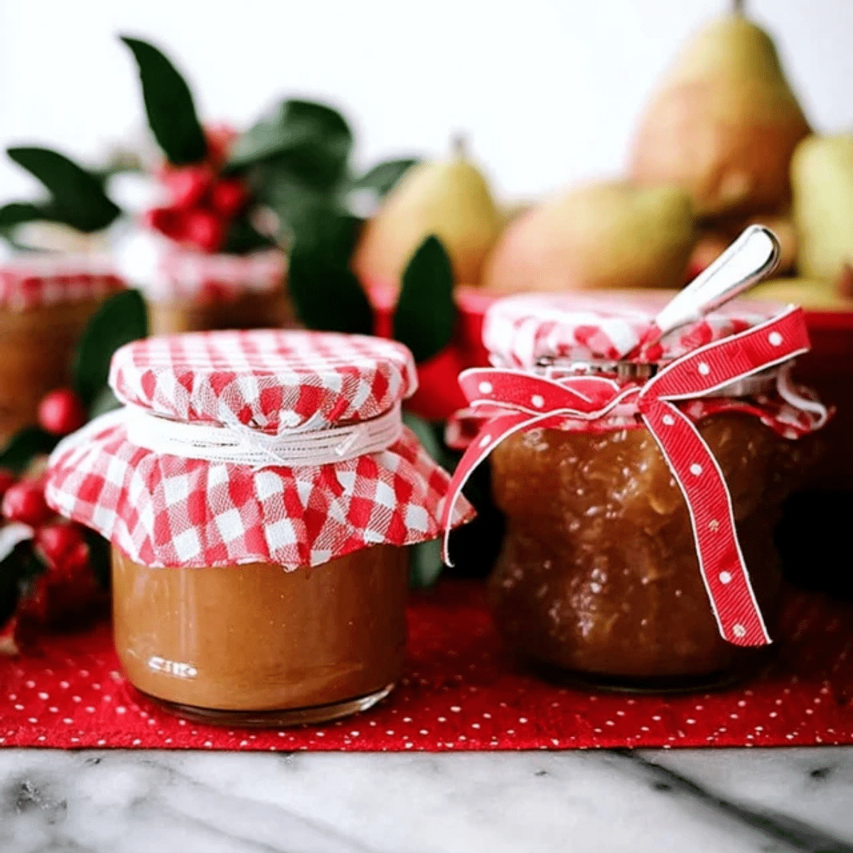 Homemade Spiced Honey Pear Jam Recipe - Recipes by Lucelle