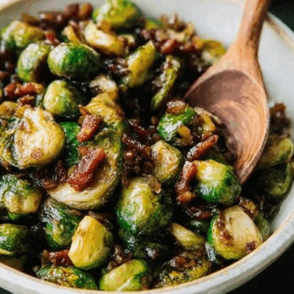 Maple Bacon Brussels Sprouts: A Perfect Balance of Sweet and Savory ...