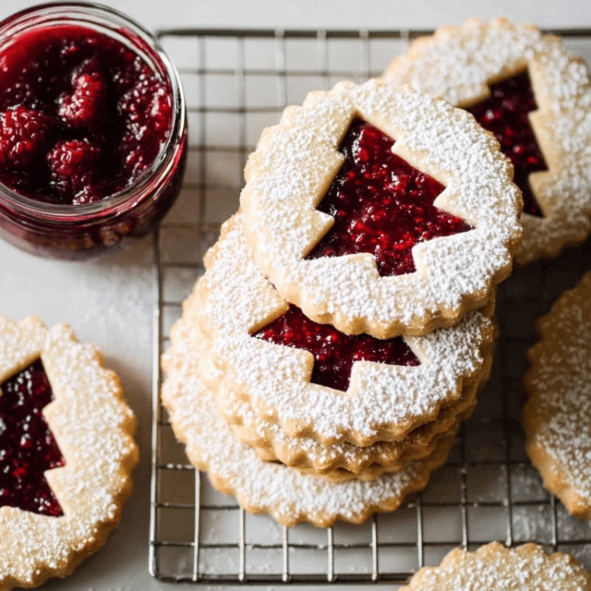 Raspberry Linzer Cookies: A Sweet Holiday Treat - Recipes by Lucelle