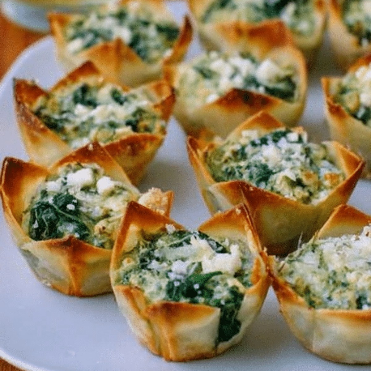 Spinach-Artichoke Dip Wonton Cups: A Flavorful Party Snack - Recipes by ...
