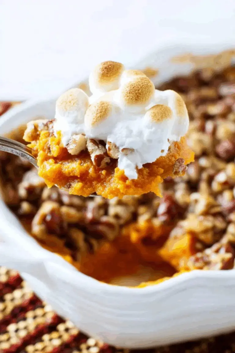 Sweet Potato Casserole with Pecan Topping: A Perfect Holiday Side Dish ...