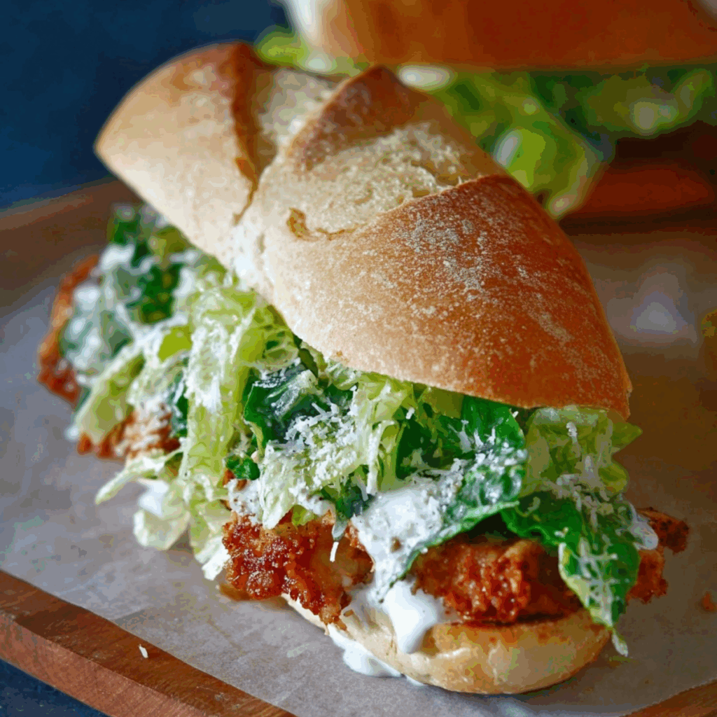 Crispy Chicken Caesar Sandwich: A Flavorful Twist on a Classic Favorite ...