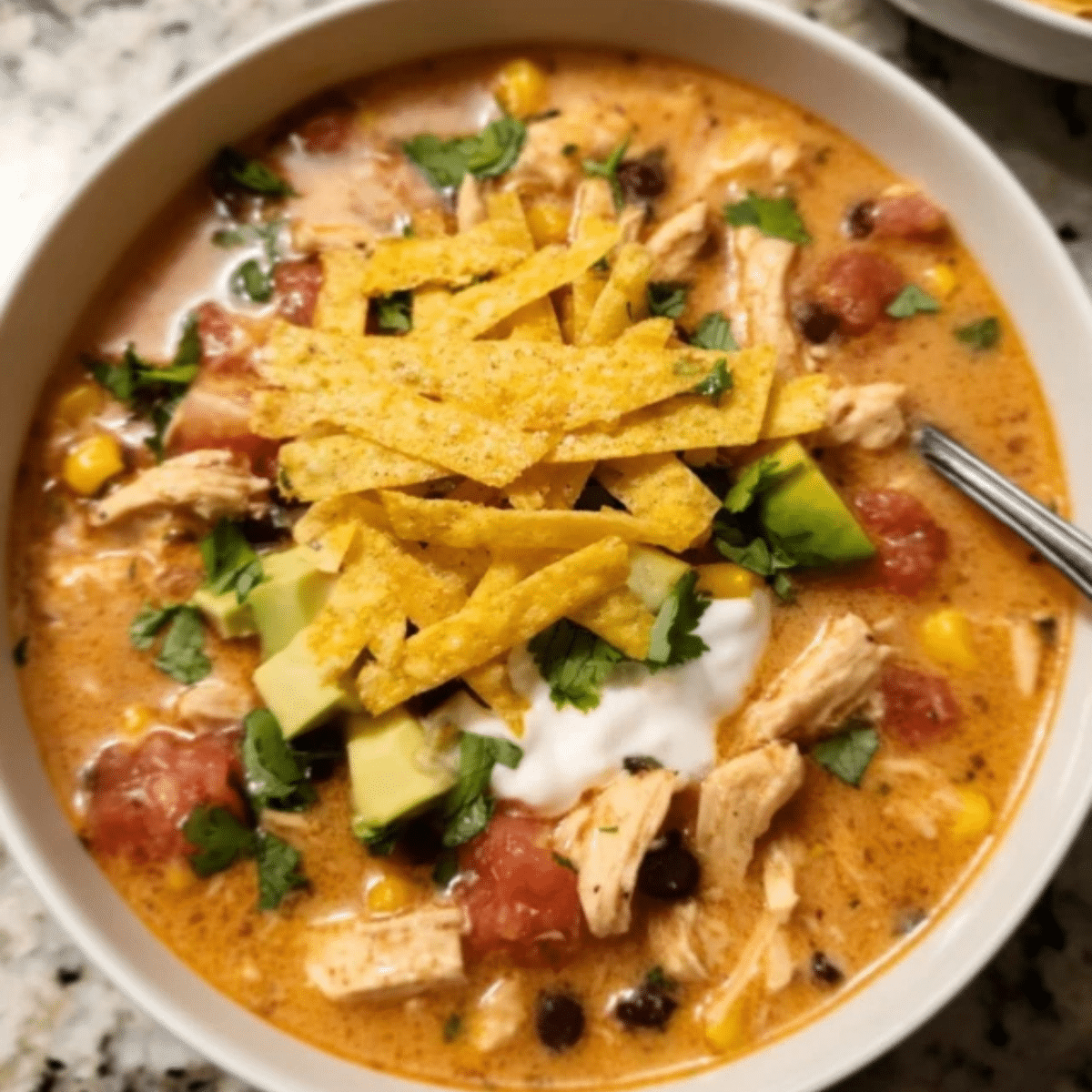 Easy Chicken Taco Soup Recipe - Recipes by Lucelle
