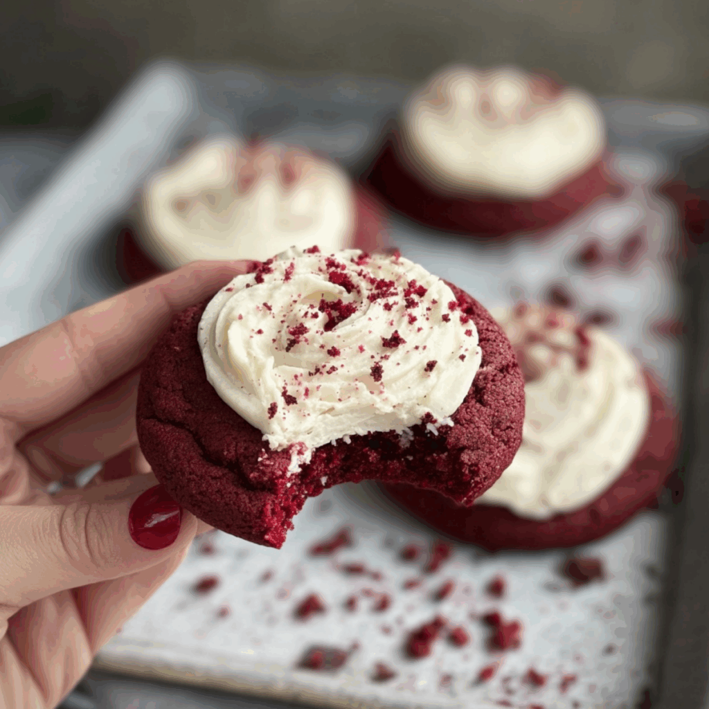 super Crumbl Copycat Red Velvet Cookies Recipe - Recipes by Lucelle