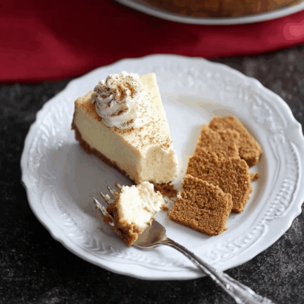 Eggnog Cheesecake with Gingersnap Crust: A Holiday Delight - Recipes by ...