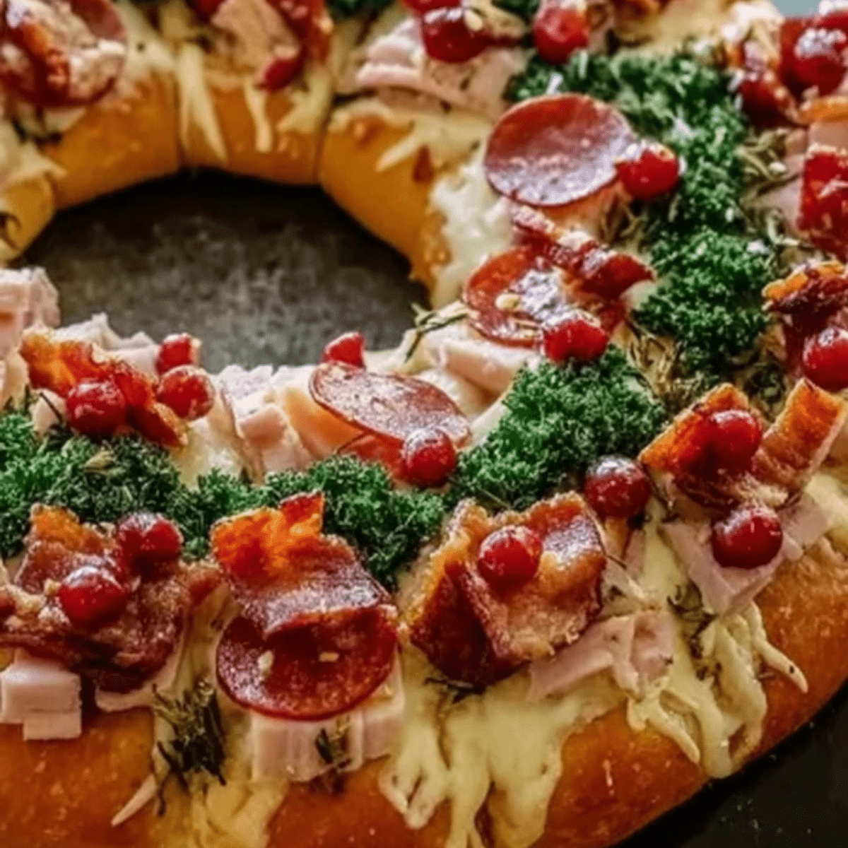 Holiday Wreath Pizza: A Festive Twist for Your Holiday Table - Recipes by Lucelle