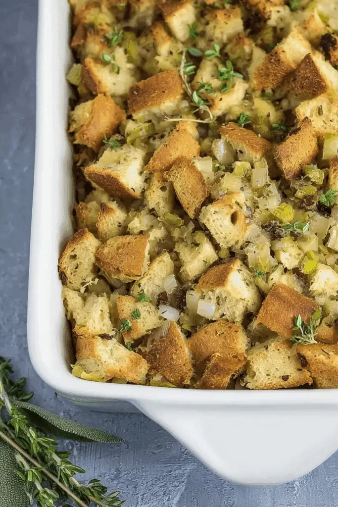 best Homemade Traditional Bread Stuffing Recipe - Recipes by Lucelle