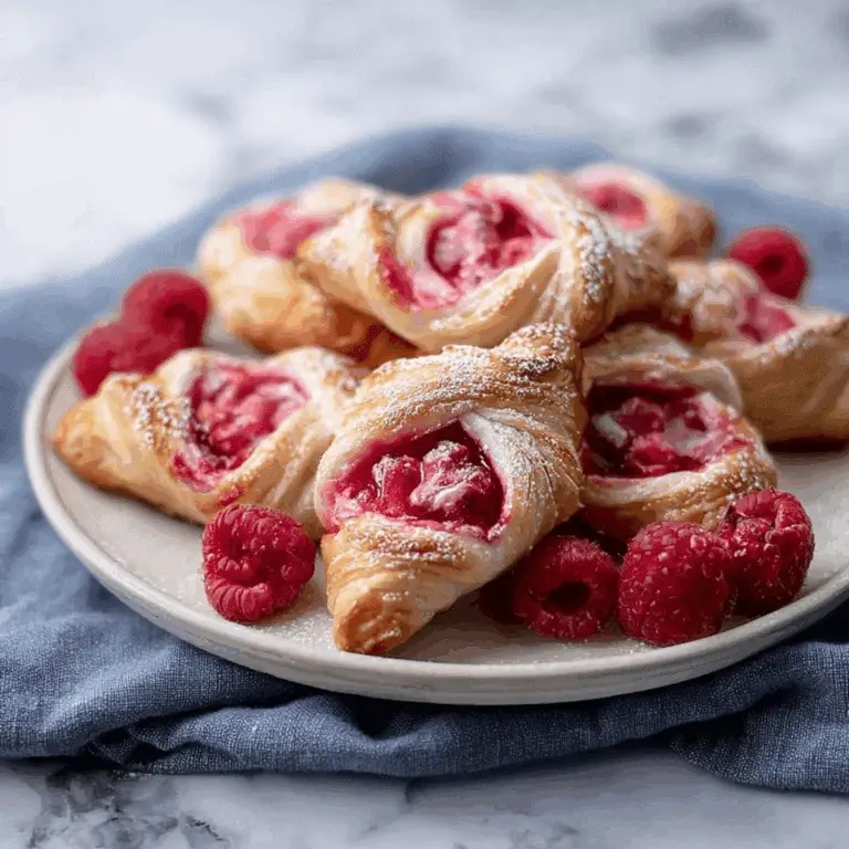 Raspberry Danish: A Delicious, Flaky Pastry Recipe - Recipes by Lucelle