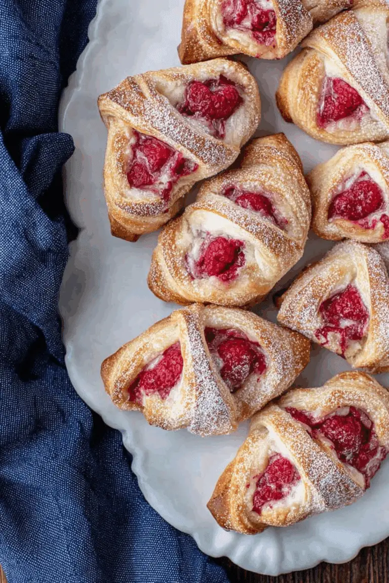 Raspberry Danish: A Delicious, Flaky Pastry Recipe - Recipes by Lucelle