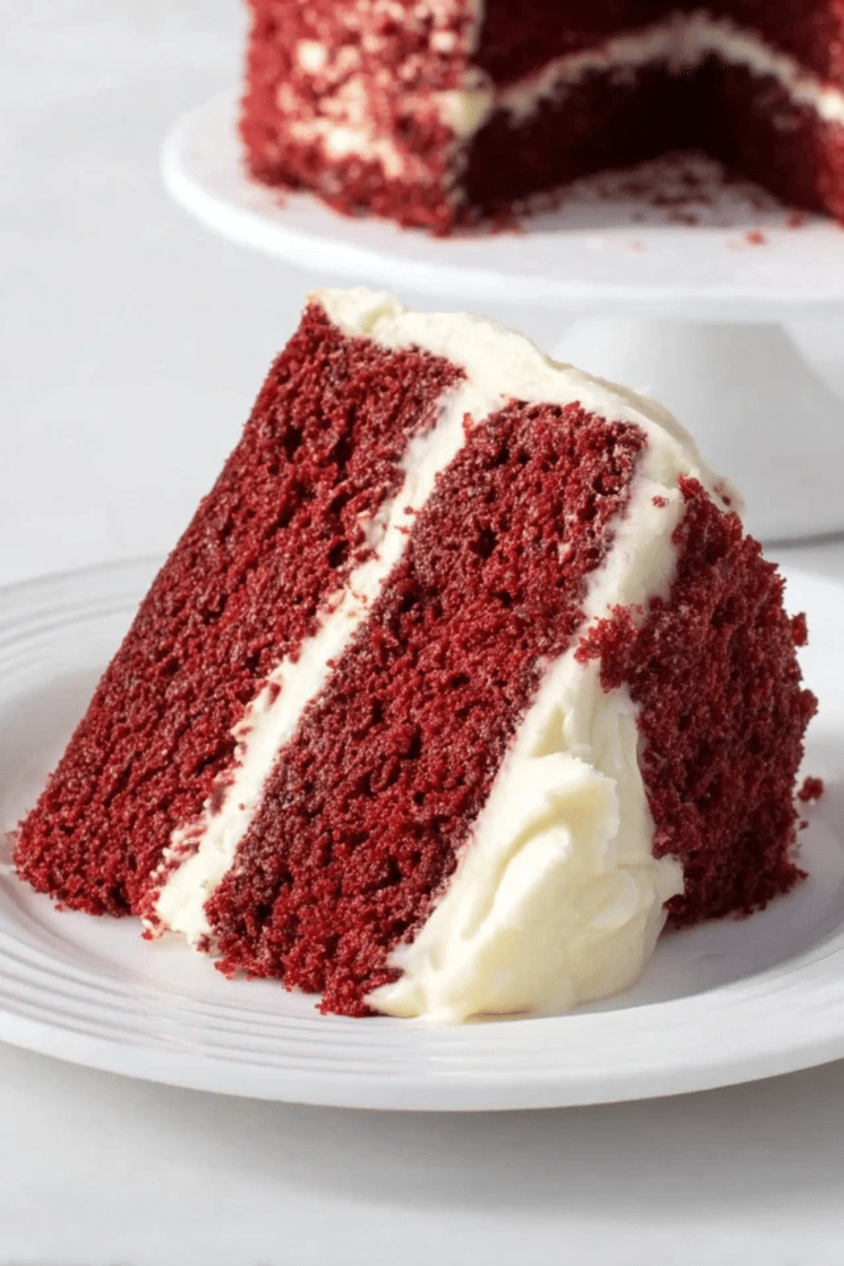 easy Red Velvet Cake with Cream Cheese Frosting - Recipes by Lucelle