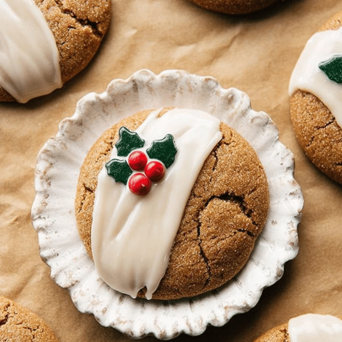 easy Soft Gingerbread Cookies with Maple Glaze Recipe - Recipes by Lucelle