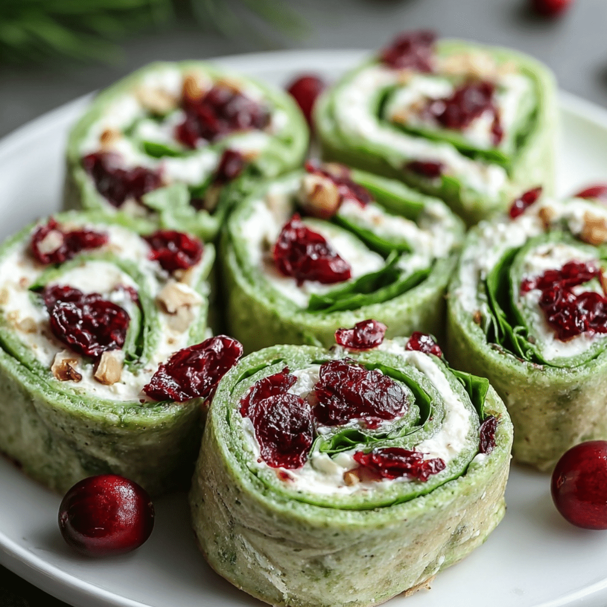 super Tasty Christmas Cranberry Pinwheels - Recipes by Lucelle