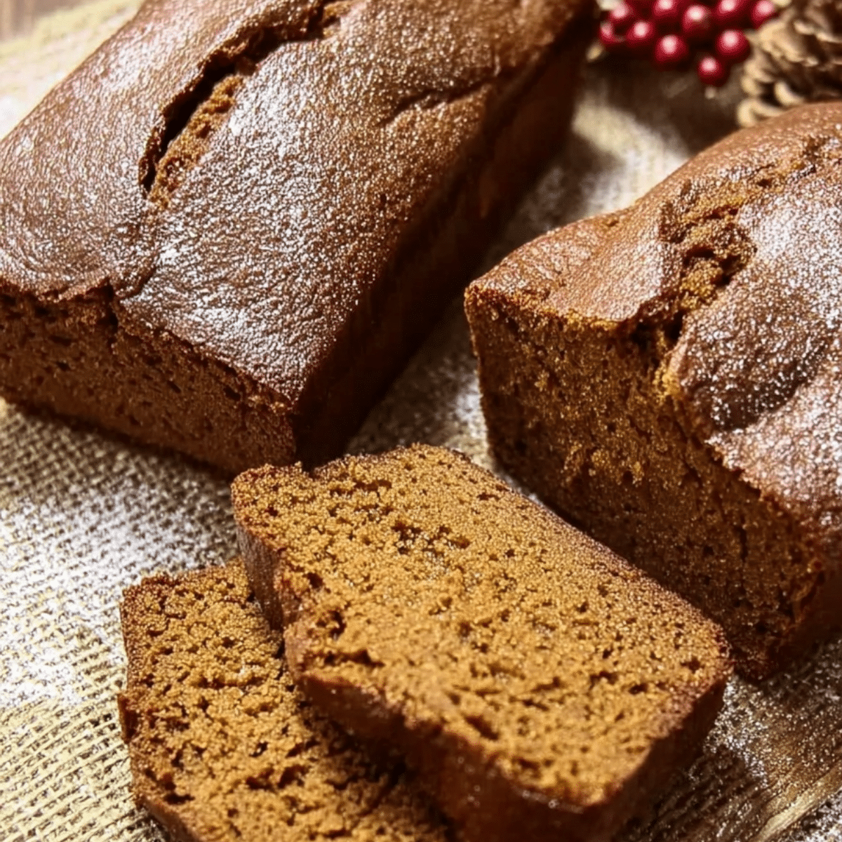Traditional Gingerbread Loaf Recipe: A super Sweet Holiday Treat ...
