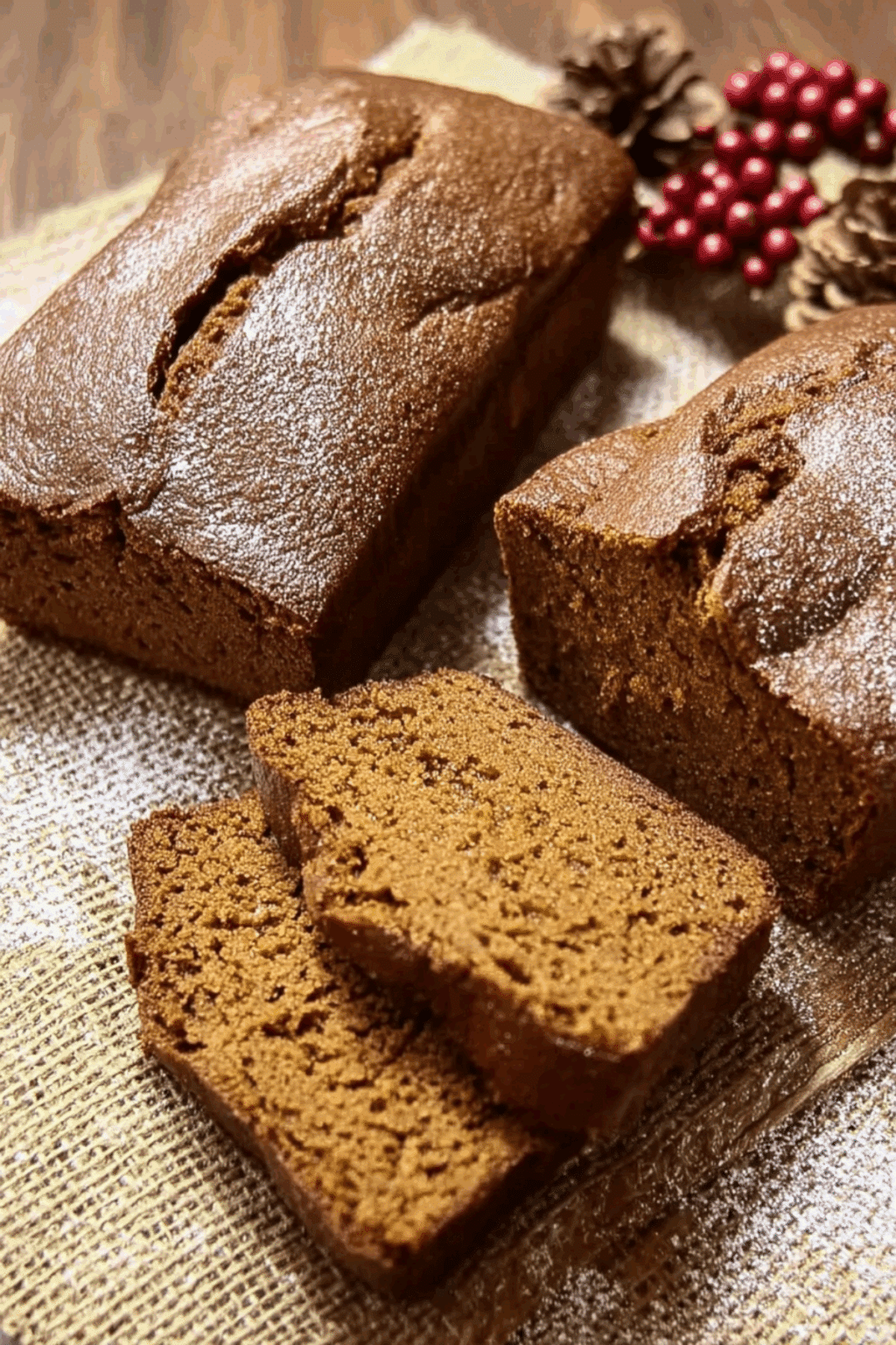 Traditional Gingerbread Loaf Recipe: A super Sweet Holiday Treat - Recipes by Lucelle