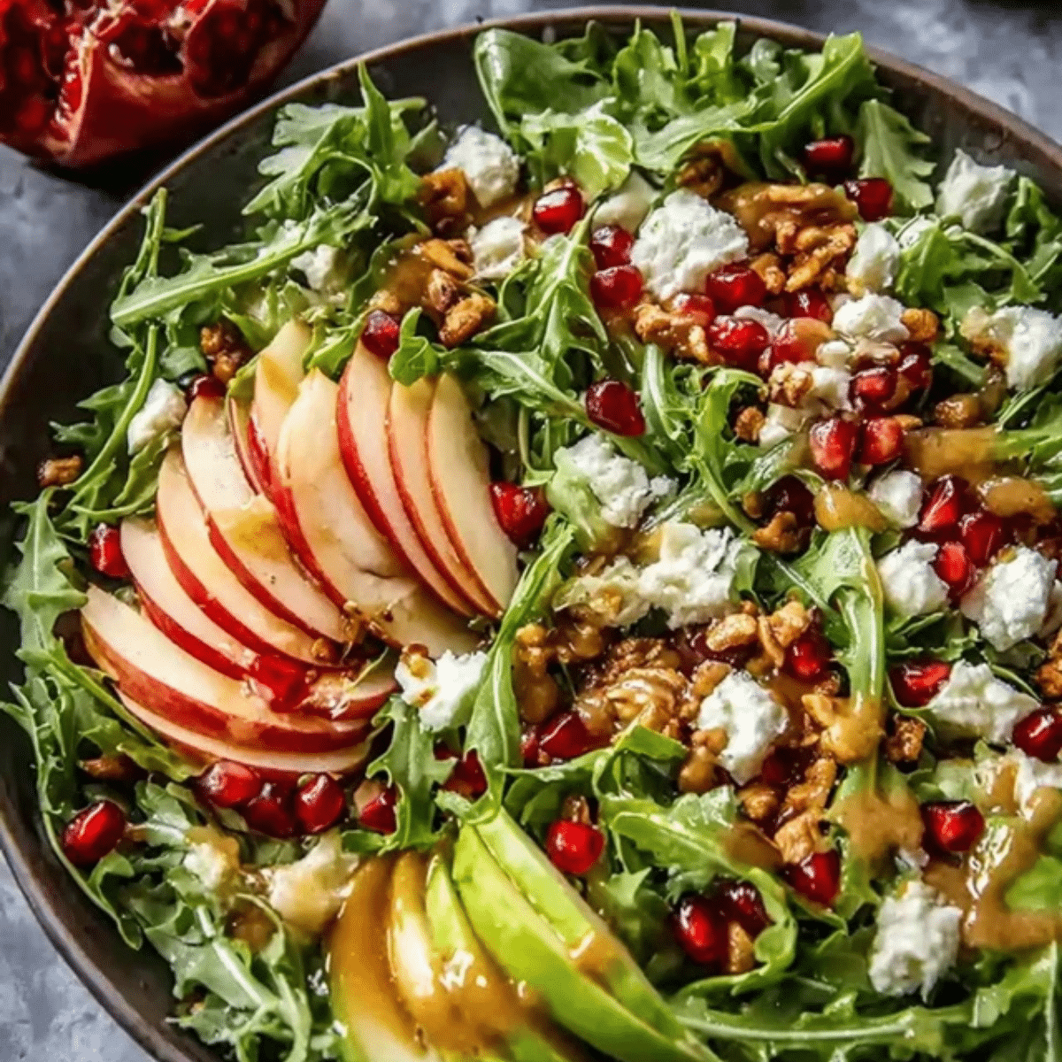 Christmas Salad with Honey Mustard Dressing – Best Festive Side ...