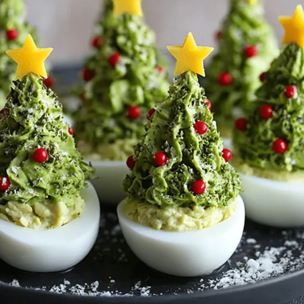 Deviled Egg Christmas Trees: The best Ultimate Holiday Appetizer ...
