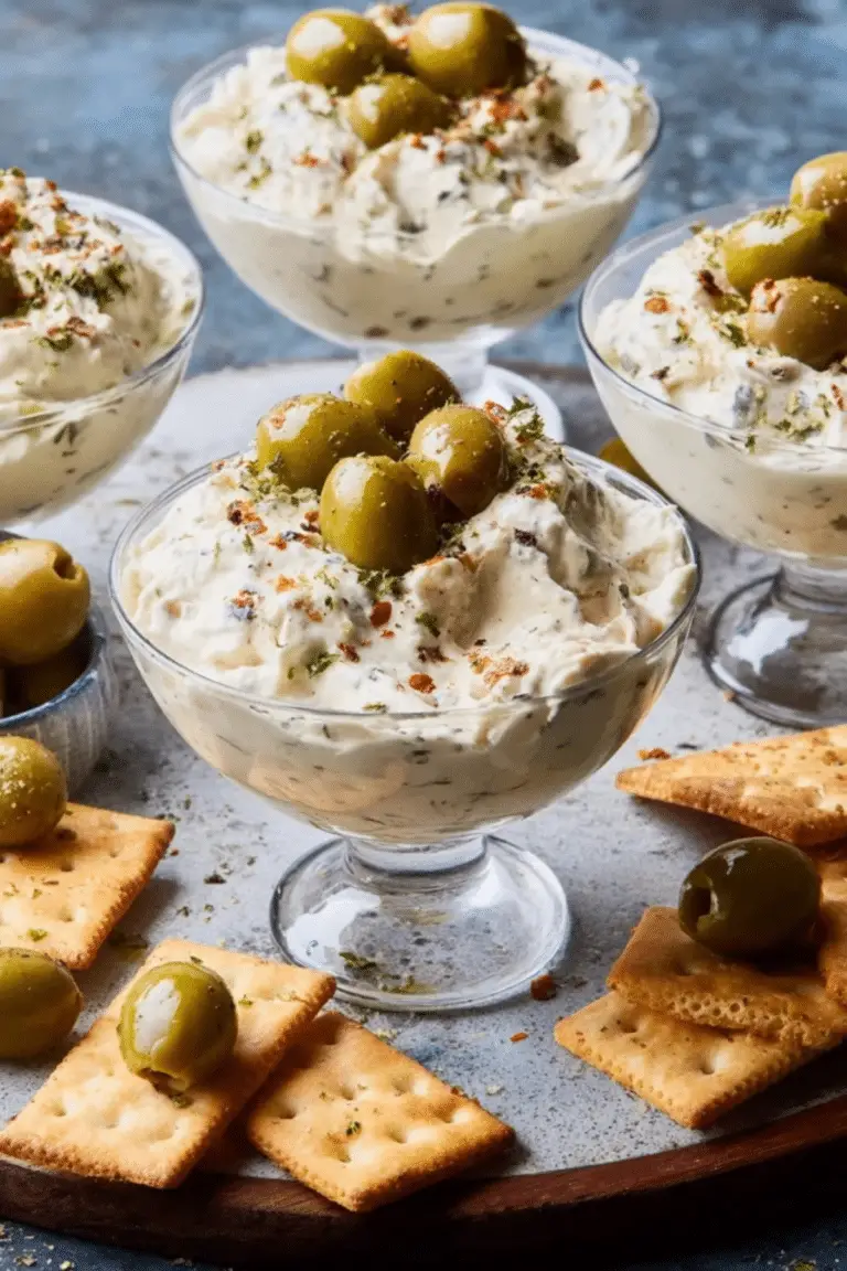 Dirty Martini Dip: The Ultimate Savory Party Appetizer - Recipes by Lucelle